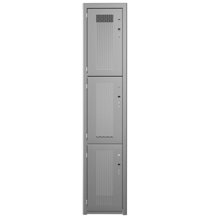 Locker Metálico Grande con Ventilas de Malla 3 Puertas - Lockers y ...