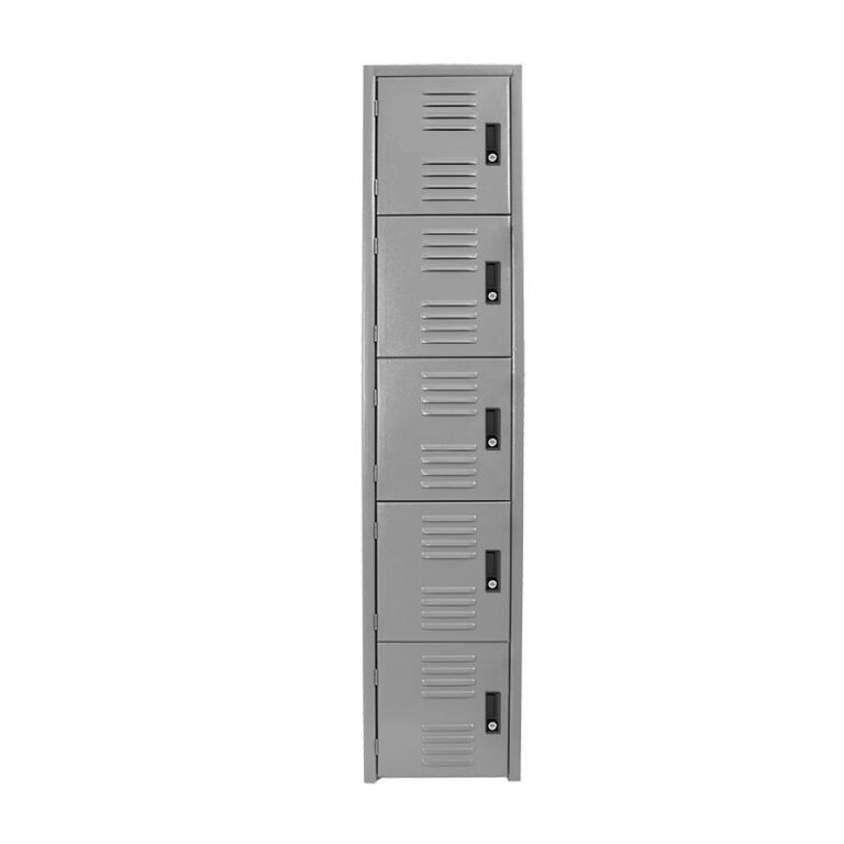 Locker metálico 5 Puertas con Chapa Plástica - Lockers y Gabinetes
